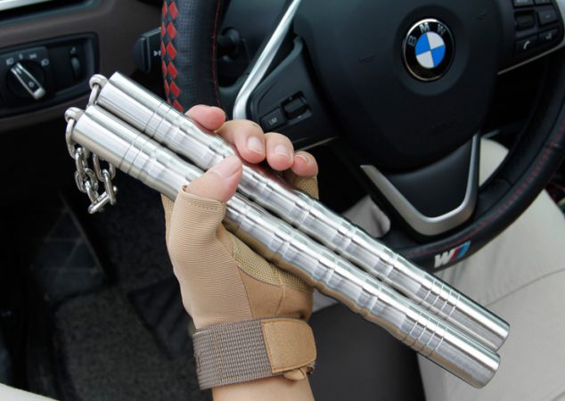 Côn Nhị Khúc Inox Trúc - Chất Lượng Cao - Côn Thực Chiến Tuyệt Đỉnh